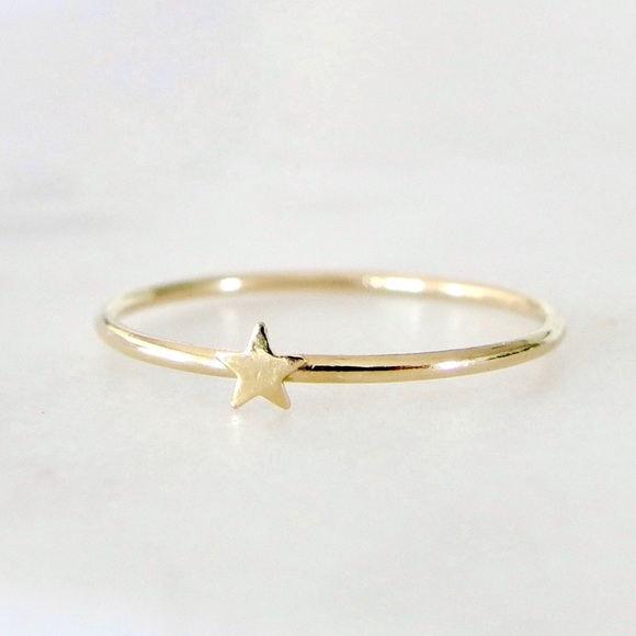 instant crush jewelry | Jewelry | Tiny Star Stacking Ring 4k Gold ...